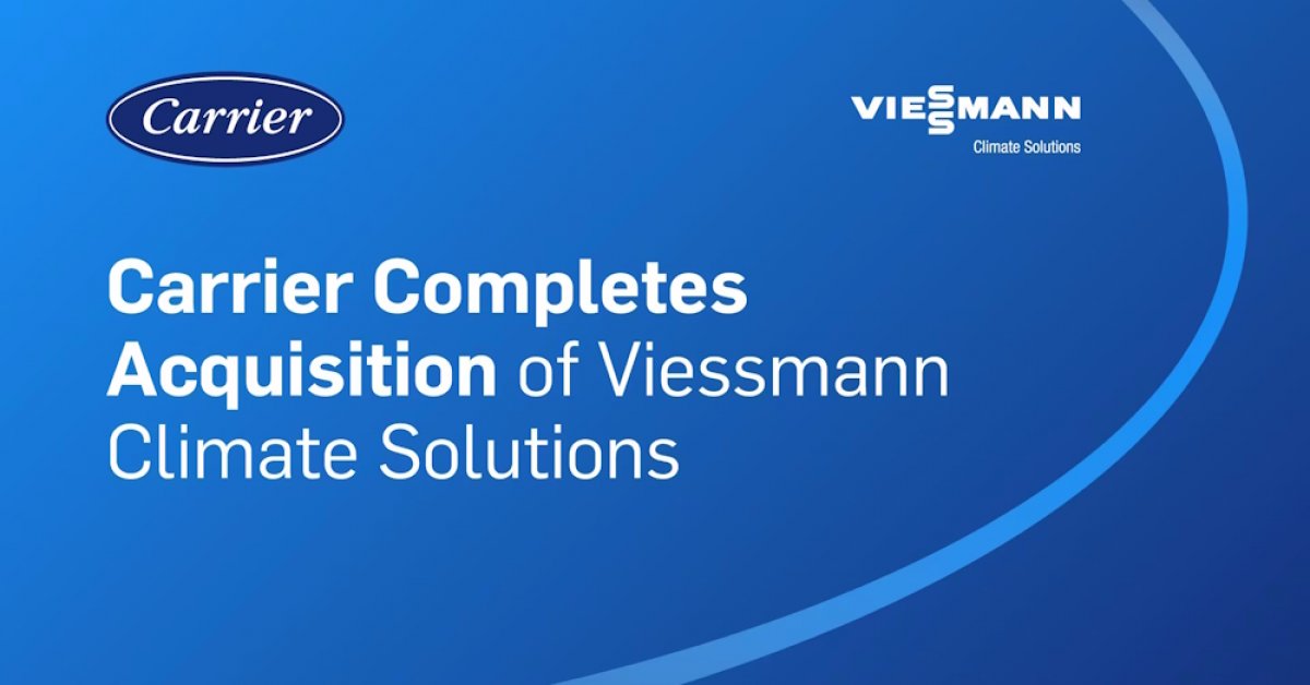 Carrier finalizuje przejęcie Viessmann Climate Solutions | HvacPR
