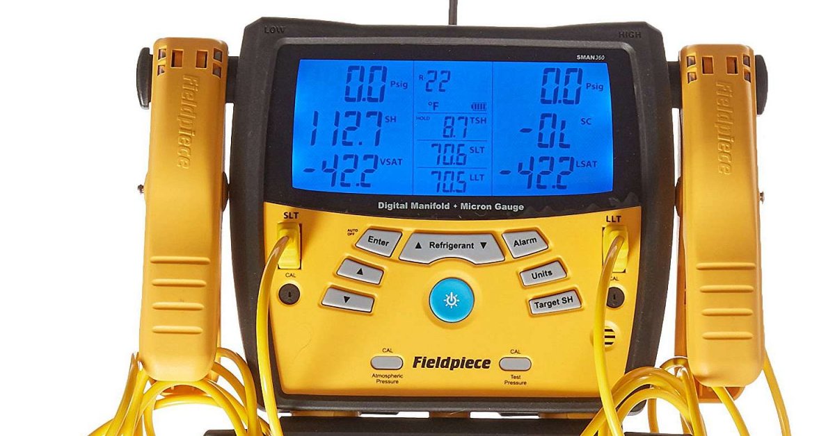 Wigmors - Elektroniczny zestaw manometrów Fieldpiece SMAN360 | HvacPR